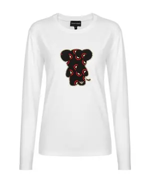 Emporio Armani Long-sleeved T-shirt - White