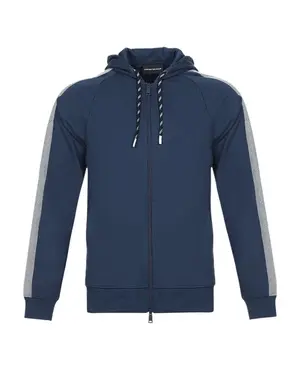 Emporio Armani Logo Hooded Casual Coat
