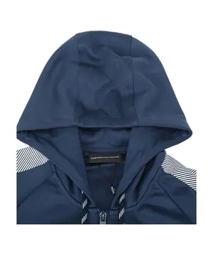 Emporio Armani Logo Hooded Casual Coat