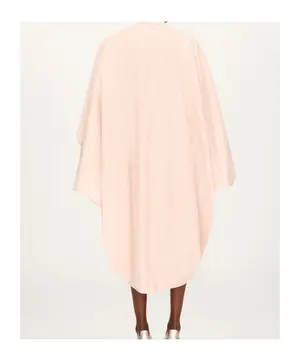 Chloé Oversized High-neck Cape Coat - Soft Pink