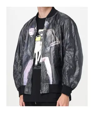 Undercover Long-sleeved Casual Jacket With Printed Front