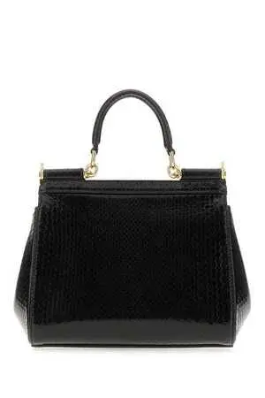 Dolce & Gabbana Medium Sicily Handbag - Black
