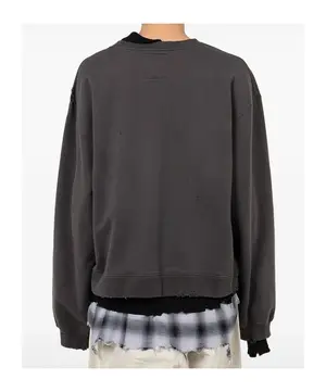 Mihara Yasuhiro Layered Embroidery Sweatshirt