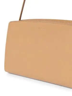 THE ROW Logo Shoulder Bag - Warm Chestnut