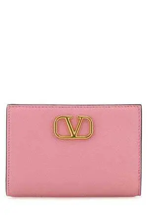 Valentino Garavani Vlogo Signature Bi-fold Wallet - Brown