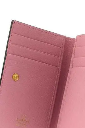 Valentino Garavani Vlogo Signature Bi-fold Wallet - Brown