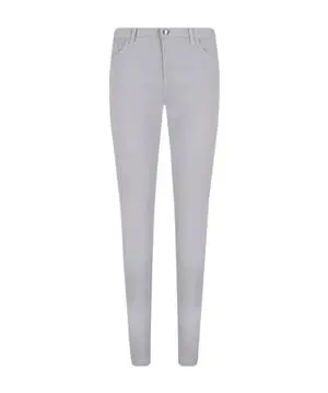 Emporio Armani Logo Detail Jeans - Gray