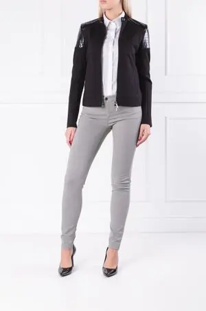 Emporio Armani Logo Detail Jeans - Gray