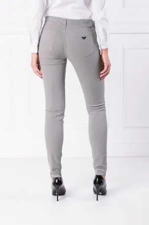 Emporio Armani Logo Detail Jeans - Gray