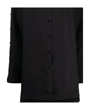JIL SANDER Button Up Waist-tie Shirt