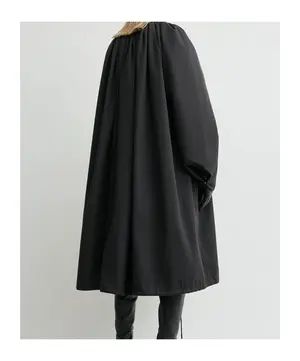 TOTEME Gathered Parachute Coat - Black
