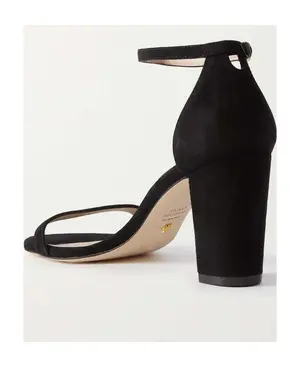 STUART WEITZMAN Nearlynude High-heeled Sandals With Buckle Ankle Strap