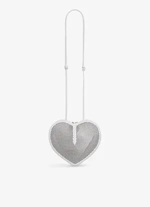 Alaïa Heart Shoulder Bag - Light White