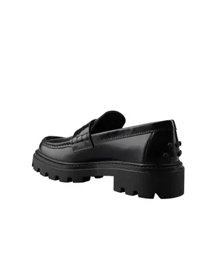 TOD'S Penny Bar Chunky Loafers - Black