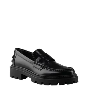 TOD'S Penny Bar Chunky Loafers - Black