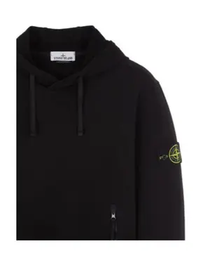 Stone Island Zip-detailed Drawstring Hoodie