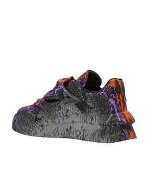 Versace Odissea Python Greca-print Sneakers - Black
