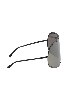 Rick Owens Shield Frame Sunglasses - Nude
