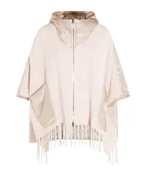 Herno Hooded Fringed Coat