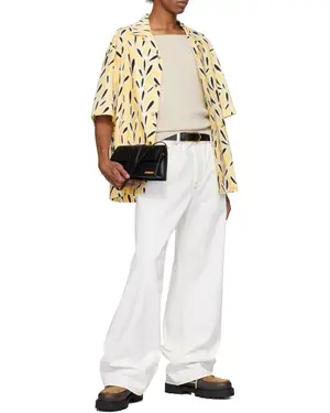 Jacquemus Le Bambino Long Logo Plaque Shoulder Bag