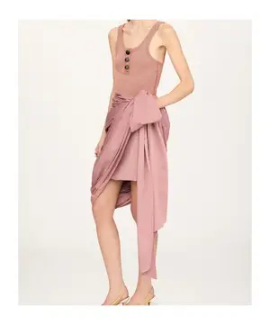 Chloé Logo Embroidered Ribbed Tank Top