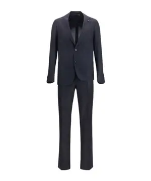 LARDINI Two-piece Single-breasted Suit - Black
