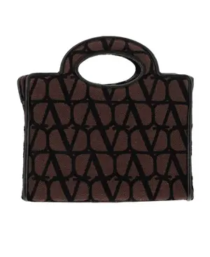 Valentino Garavani V Logo Jacquard Handbag