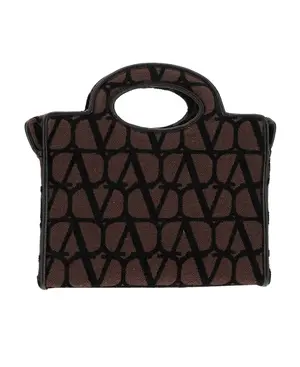 Valentino Garavani V Logo Jacquard Handbag