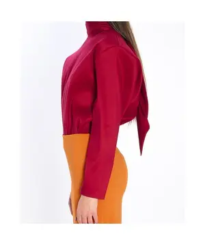 Saint Laurent Boxy Lavallière Top
