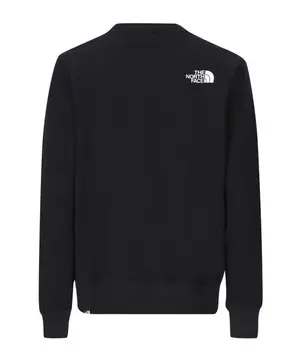 The North Face Logo Crewneck Sweatshirt - Black