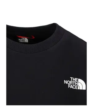 The North Face Logo Crewneck Sweatshirt - Black
