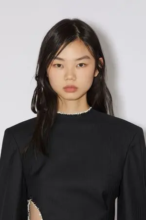 Acne Studios Logo Hollowed-out Dress