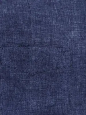 Brunello Cucinelli Patch Pocket Easy Fit Shirt