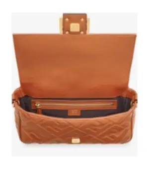 Fendi Nappa Leather Bag - Brown