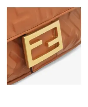 Fendi Nappa Leather Bag - Brown