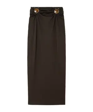 Christopher Esber Mineral Stone Ruched Skirt