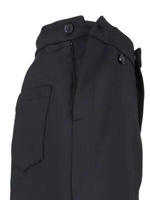 Coperni High-waisted Mini Skirt With Side Cutouts