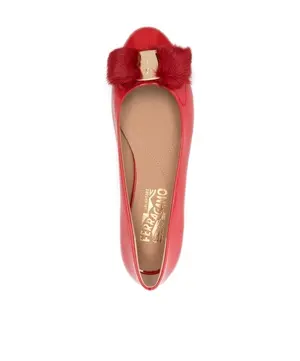 FERRAGAMO Vara Ballet Flat - Red