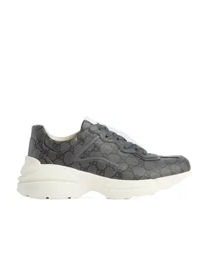 Gucci Gg Rhyton Lace-up Sneakers - White