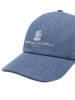 Brunello Cucinelli Baseball Cap - Blue