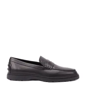 TOD'S Almond Toe Penny Loafers