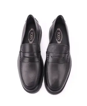 TOD'S Almond Toe Penny Loafers