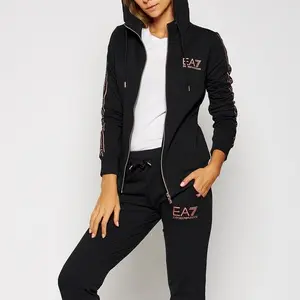 Emporio Armani Logo Zip-up Hooded Jacket