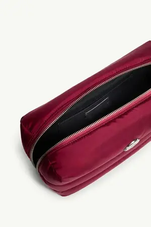 Moncler Caradoc Quilted Beauty Case - Deep Red