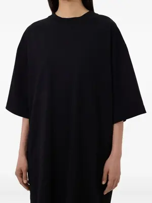 Loulou De Saison Ayaz Drop-shoulder Mini Dress - Black