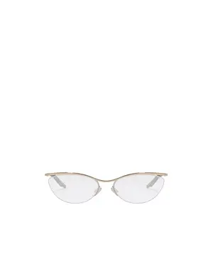 Dior Half Rim Eyeglasses - White