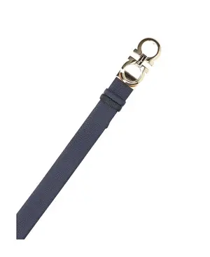 FERRAGAMO Gancini Logo Belt - Black
