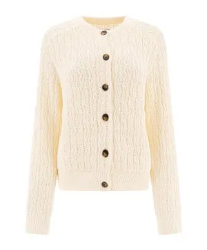 LOULOU STUDIO Long-sleeved Knitted Cardigan