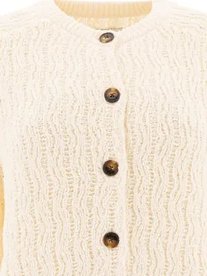 LOULOU STUDIO Long-sleeved Knitted Cardigan