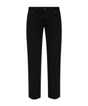 Dsquared2 Jenna Straight Leg Jeans - Black